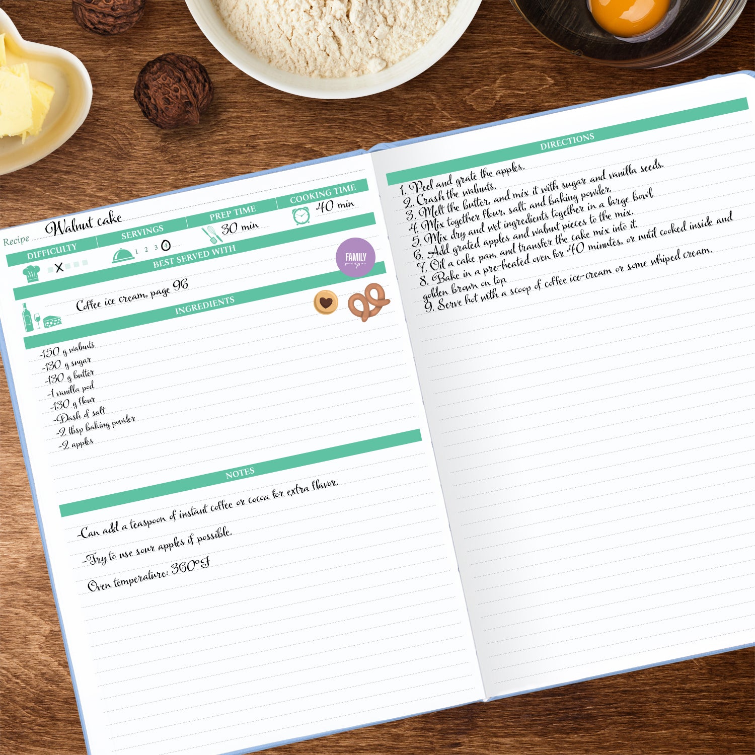 Recipe Book Large – LEGEND