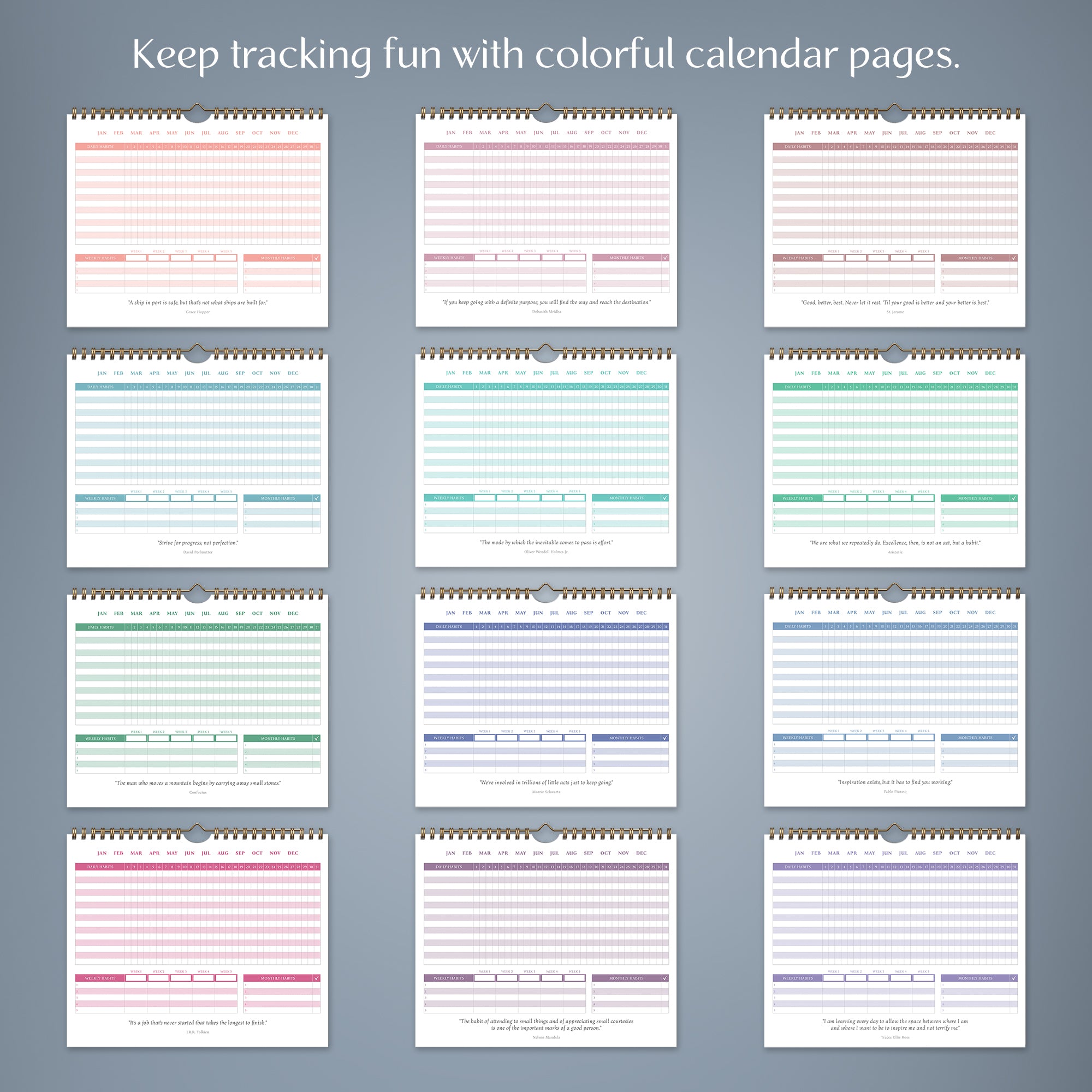 Habit Calendar – LEGEND