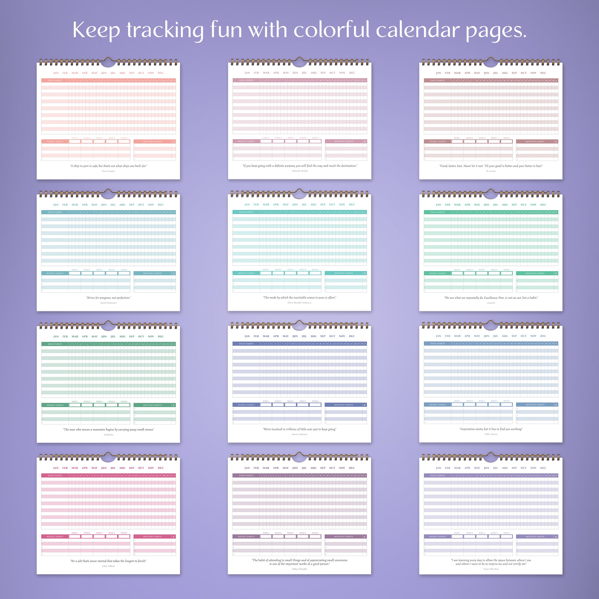 Habit Calendar – LEGEND