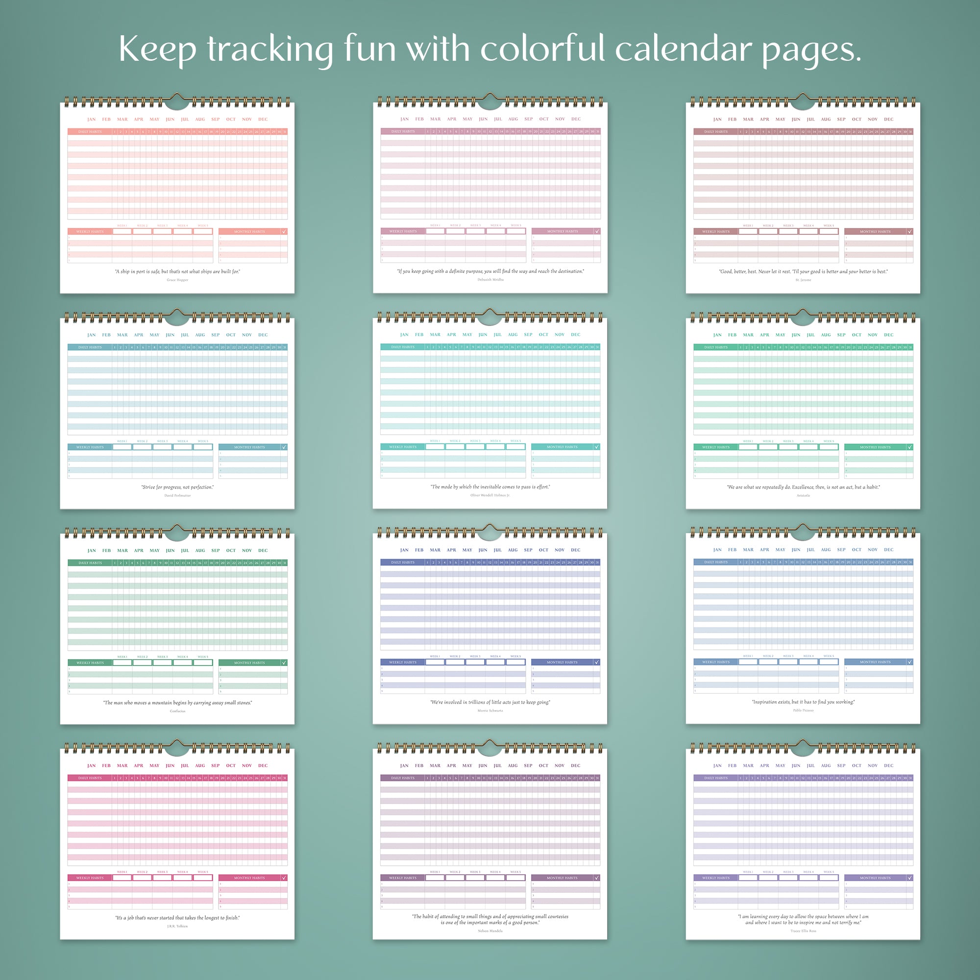 Habit Calendar – LEGEND