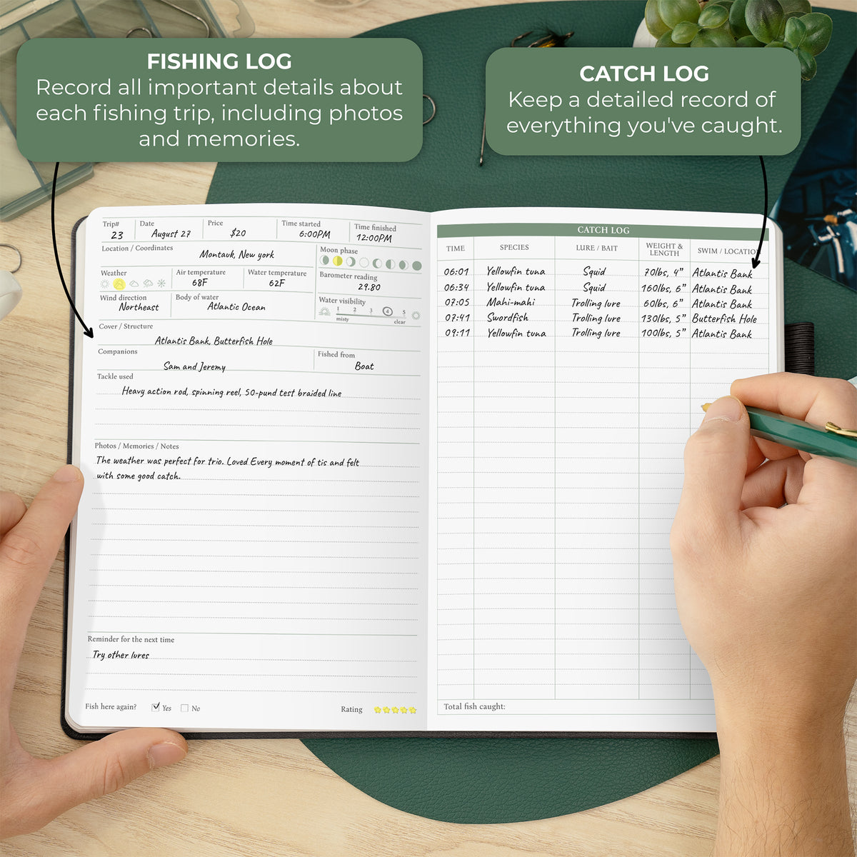 Fishing Log Book – LEGEND
