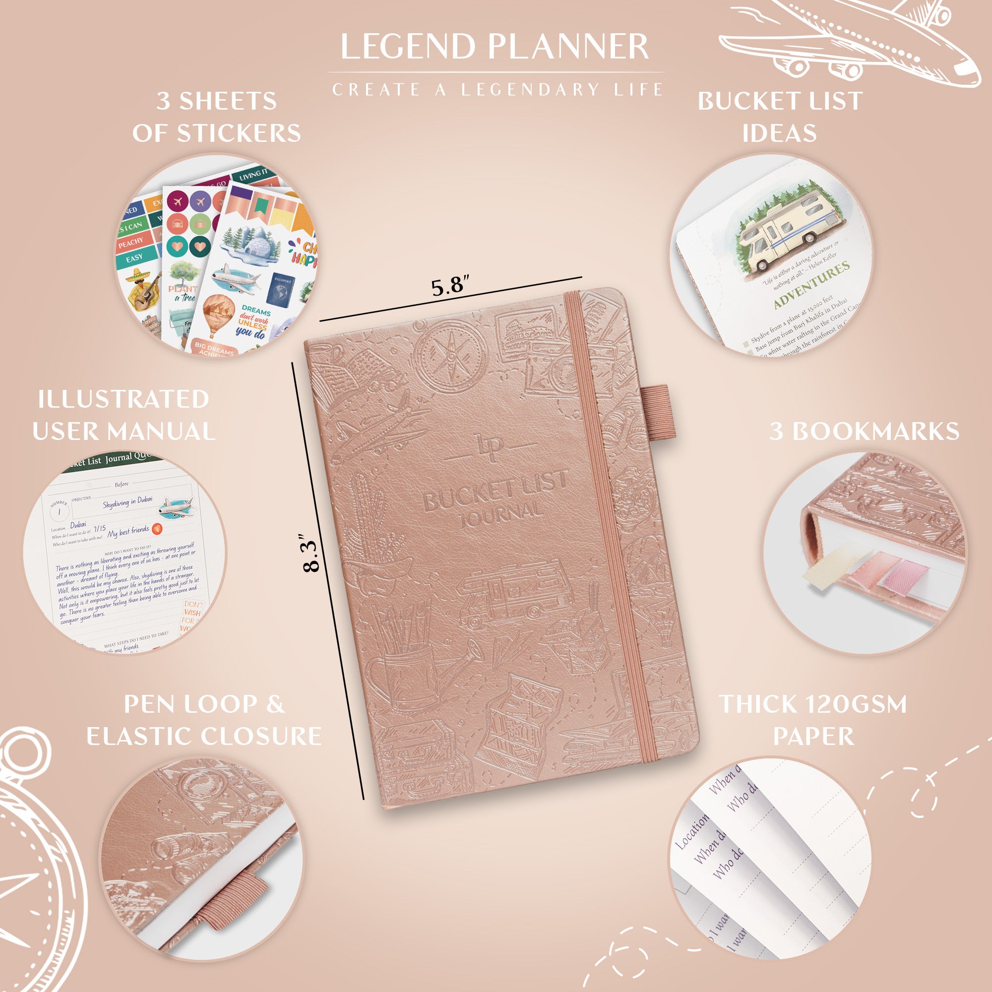 Bucket List Journal – LEGEND