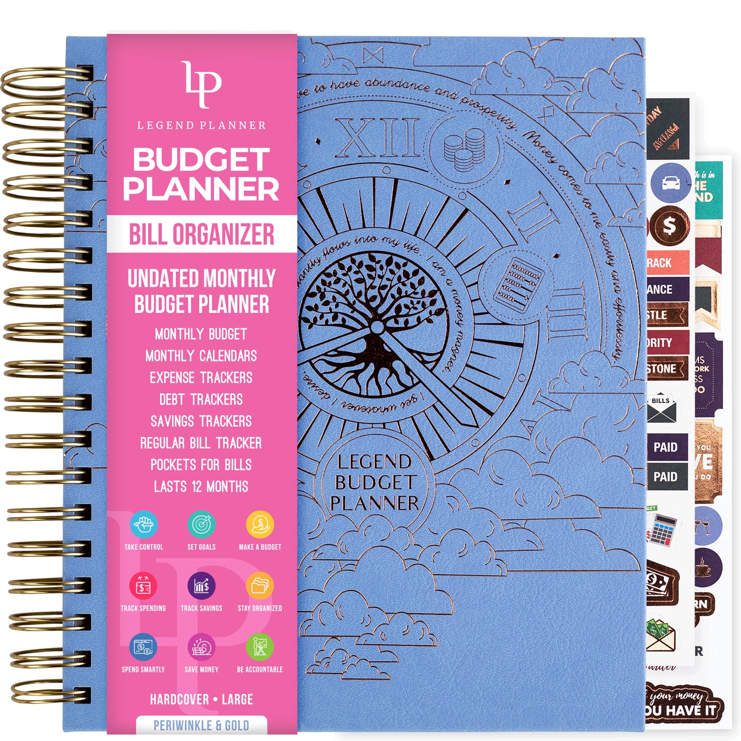 Budget Planner & Bill Organizer with Pockets – LEGEND